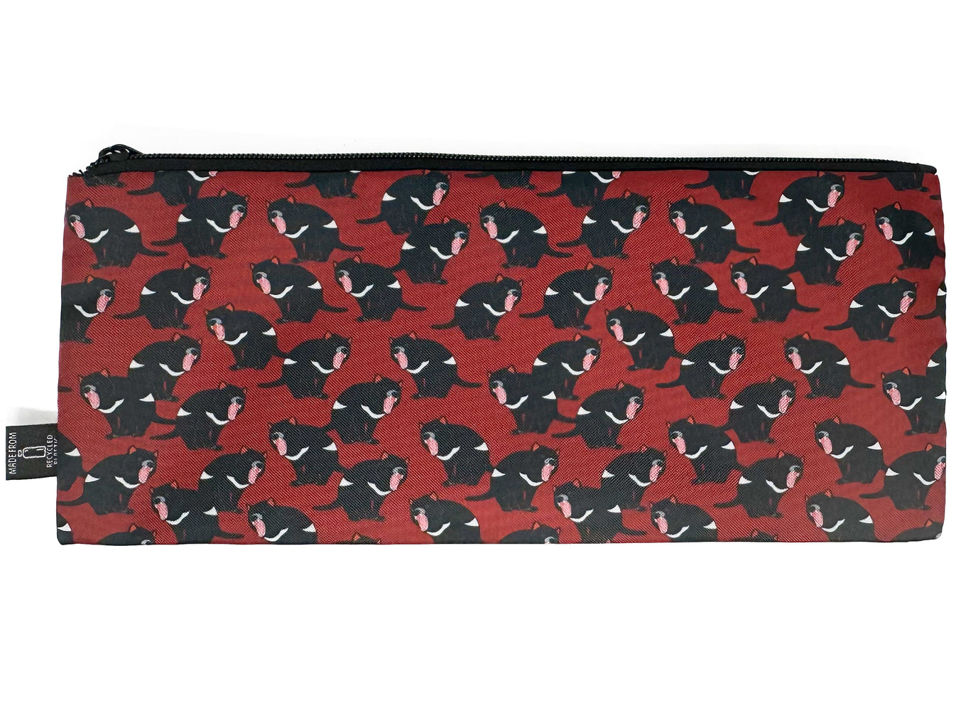 Tasmanian Devil RPET Pouches – Red Parka