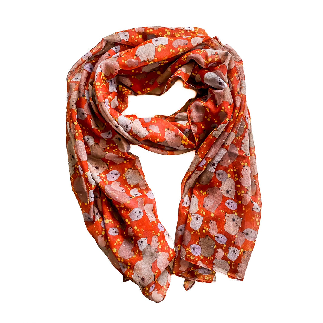 Red Parka Scarves