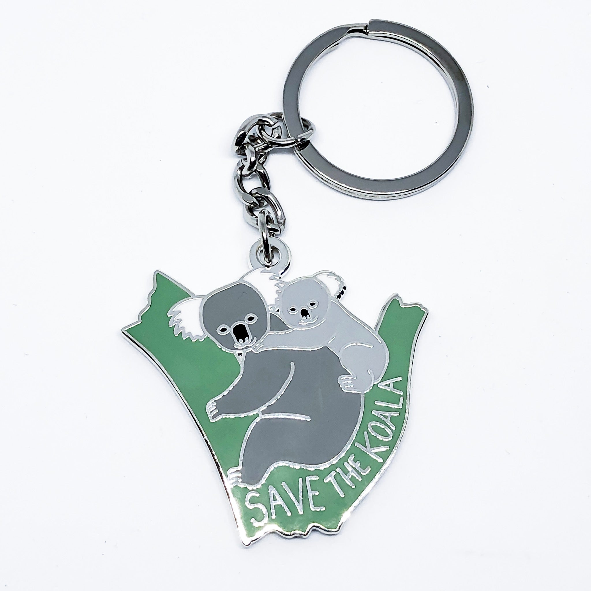 Enamel Keyrings – Red Parka